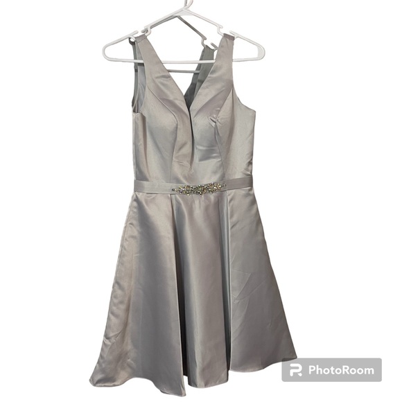 Star Box | Dresses | Silver Short Prom Dress | Poshmark